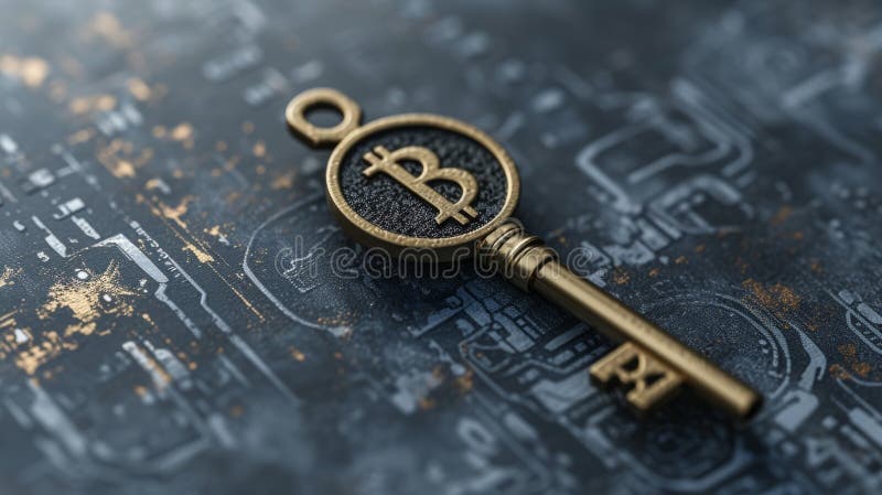 Bitcoin Key Futuristic Circuit Board Background Stock Photos - Free ...