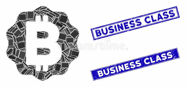 Bitcoin Medal Coin Mosaic and Scratched Rectangle Watermarks Stock ...