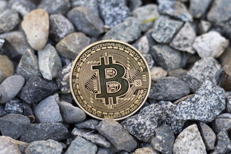Bitcoin Mining Coins Concept and Idea Stock Image - Image of investment ...