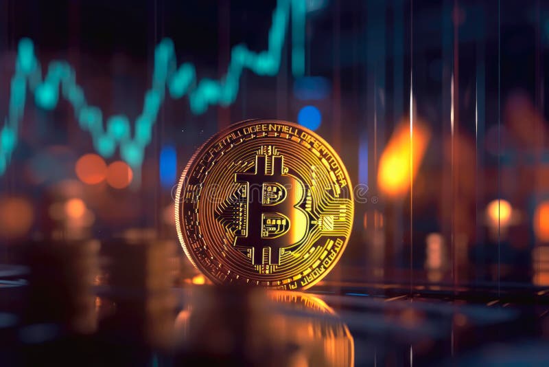 Bitcoin Trading Illustration Stock Illustration - Illustration of coin ...