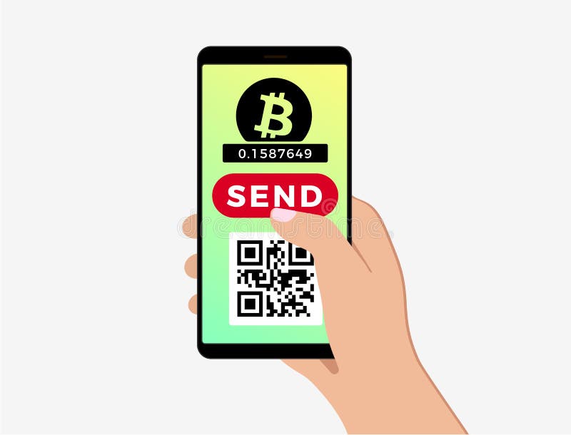 Bitcoin Transfer Payment Qr Code Stock Illustrations – 40 Bitcoin ...