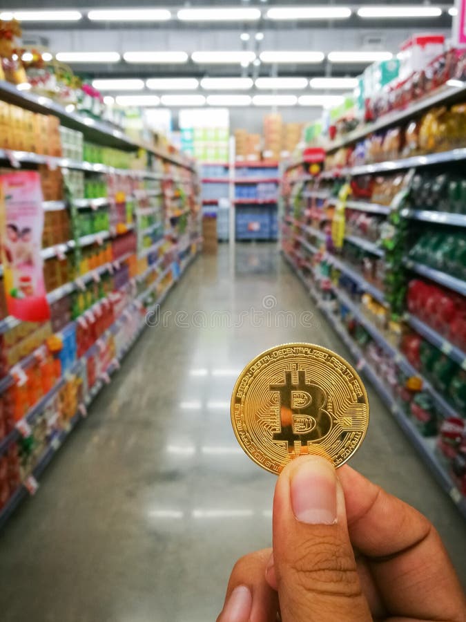 Bitcoin, Moneda Virtual Del Dinero De Digitaces Imagen de archivo ...