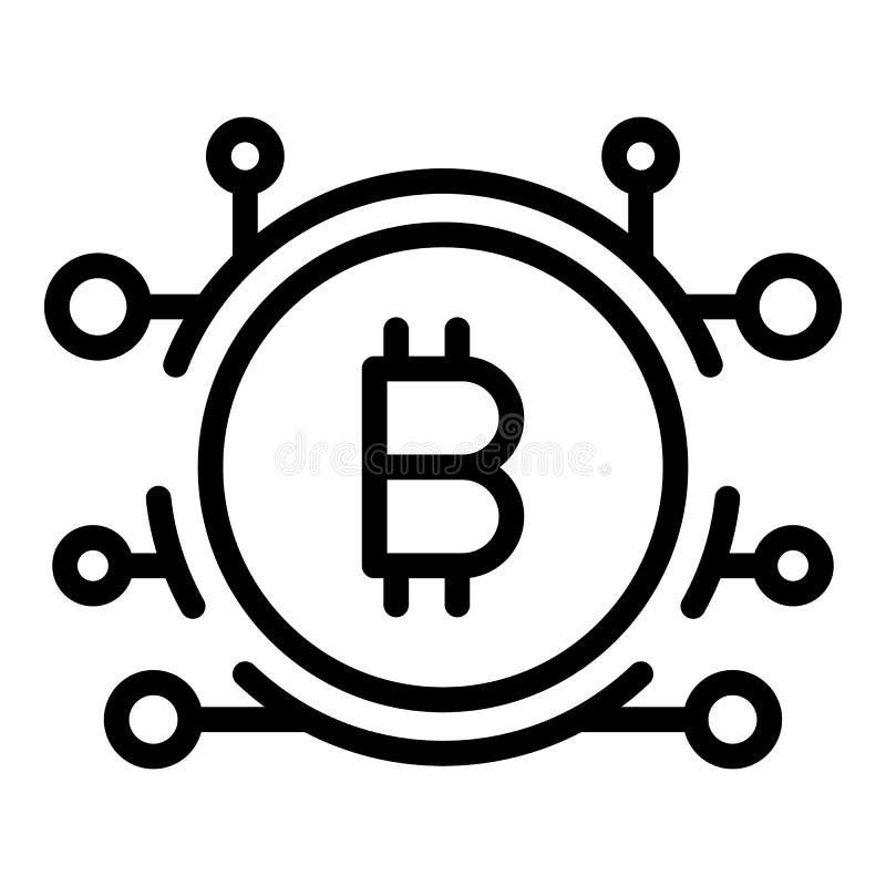 Bitcoin Outline Stock Illustrations – 9,346 Bitcoin Outline Stock ...