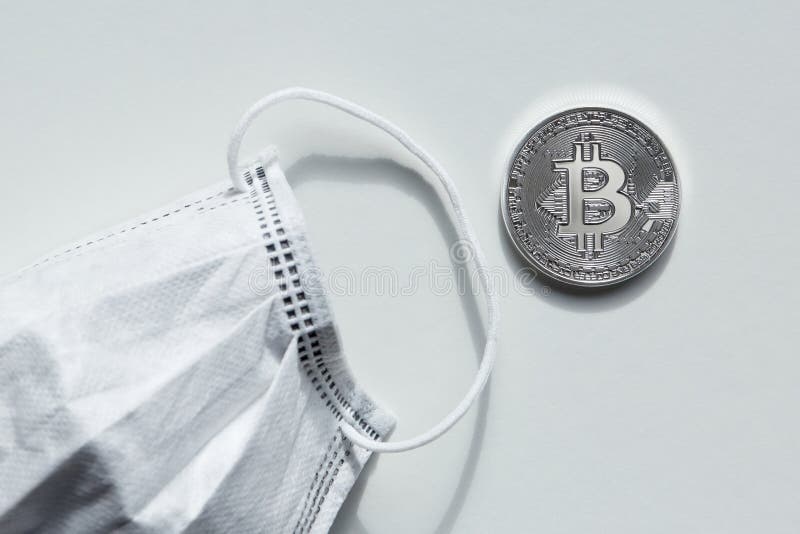 Bitcoin Next To Surgical Mask Editorial Photography - Image of ...
