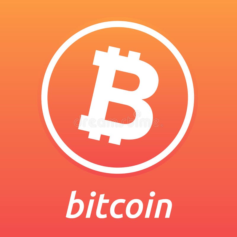 Bitcoin Orange Wallet with Logo and Falling Coins with Bitcoin Sign ...