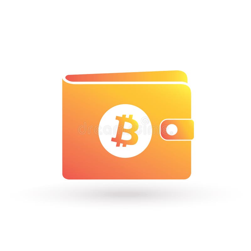 Bitcoin Wallet - Flat and Outline Vector Icon Set with Digital Crypto ... Bitcoin Wallet - Flat and Outline Vector Icon Set with Digital Crypto ...