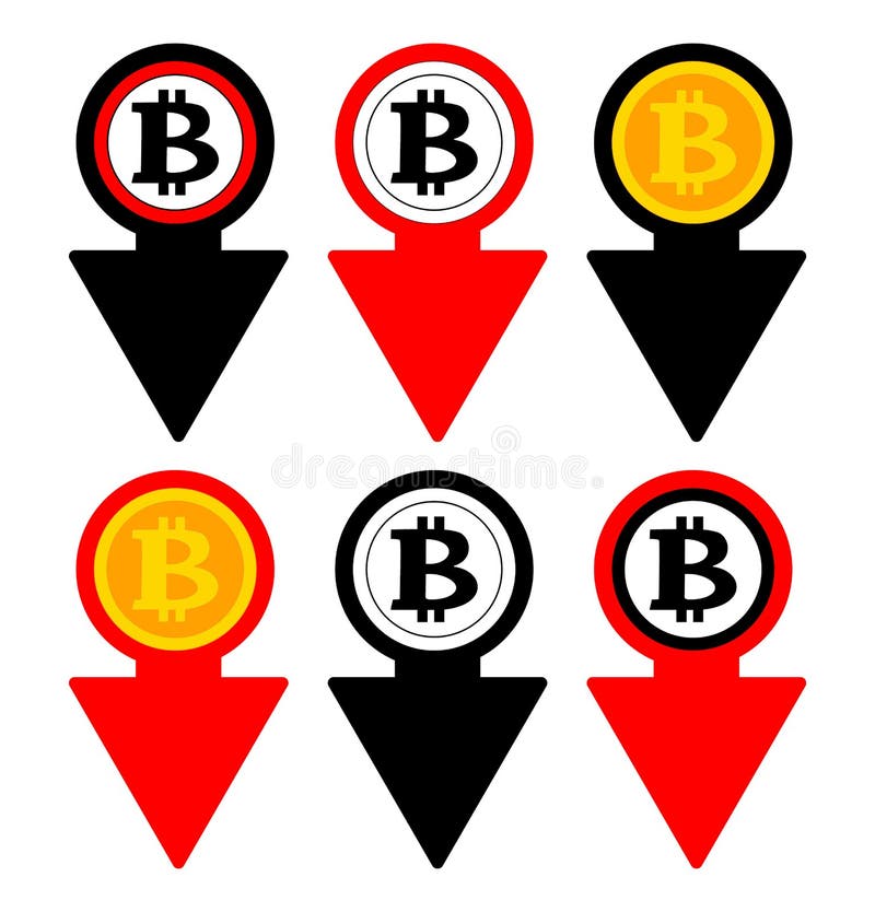 Bitcoin Logo Sign Icon for Internet Money. Crypto Currency Coin Symbol ...