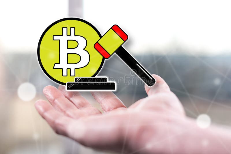 Concept of Bitcoin Regulation Stock Photo - Image of symbol, finance ...