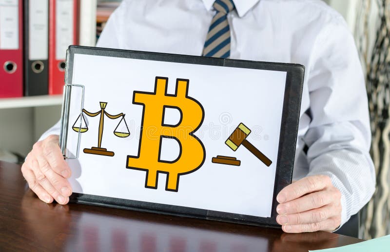 Bitcoin Regulation Concept on a Clipboard Stock Image - Image of ...