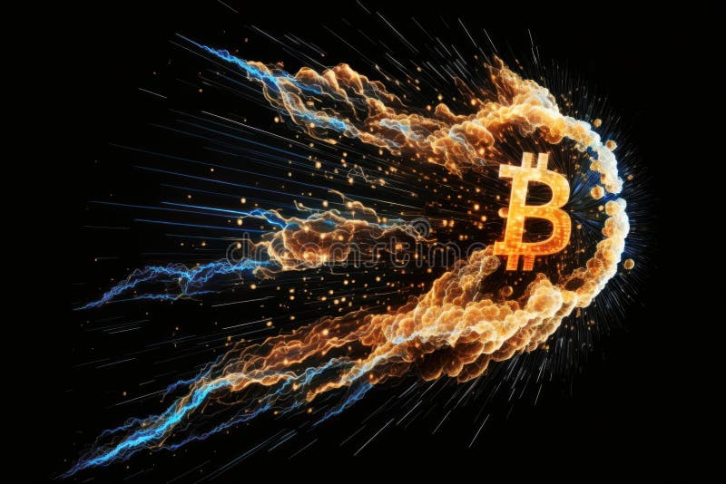 Bitcoin Rocket: the High Price of Cryptocurrency and the Moon ...