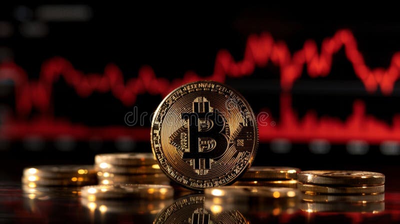 Bitcoin S Price Fluctuations Hyper Realistic Photo of Cryptocurrency ...