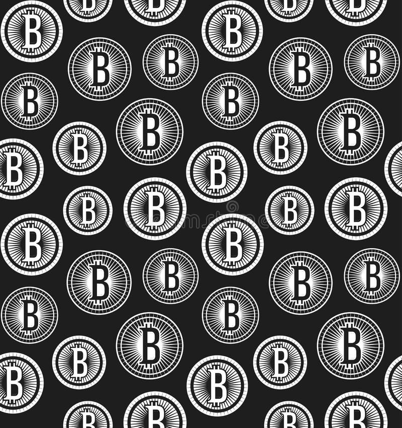 Bitcoin seamless pattern stock vector. Illustration of investment ...