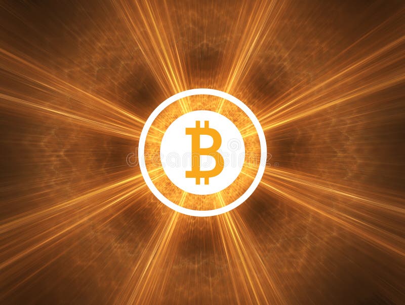 Bitcoin stock illustration. Illustration of background - 38531611