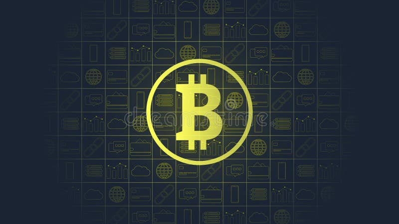 Cryptocurrency Abstract Vector Illustration Stock Vector - Illustration ...