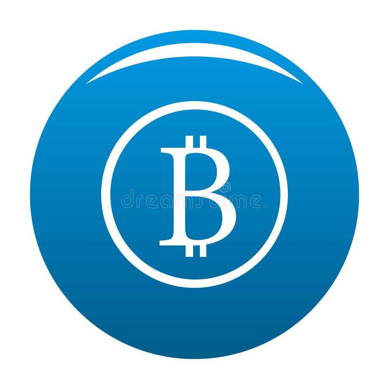 Bitcoin Sign Icon Vector Simple Stock Vector - Illustration of ...