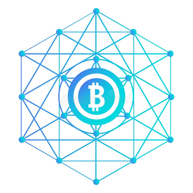 Bitcoin stock vector. Illustration of symbol, bitcoins - 97255019