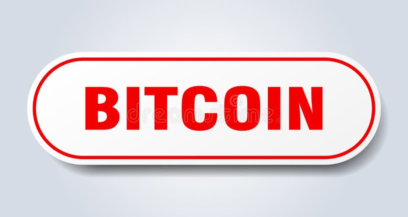 Bitcoin sticker. stock vector. Illustration of label - 197143146