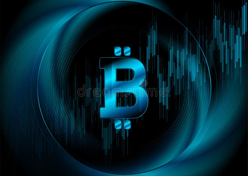 Bitcoin Stock Graph Chart of Stock Market Cryptocurrency Trading Stock ...