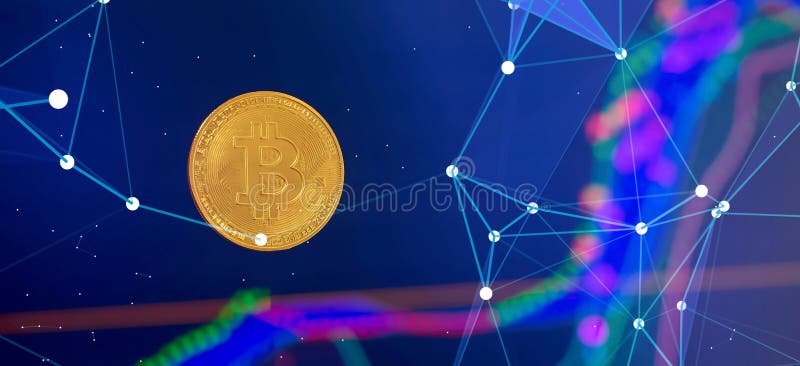 Bitcoin Stock Growth. Chart Shows a Strong Increase in the Price of ...