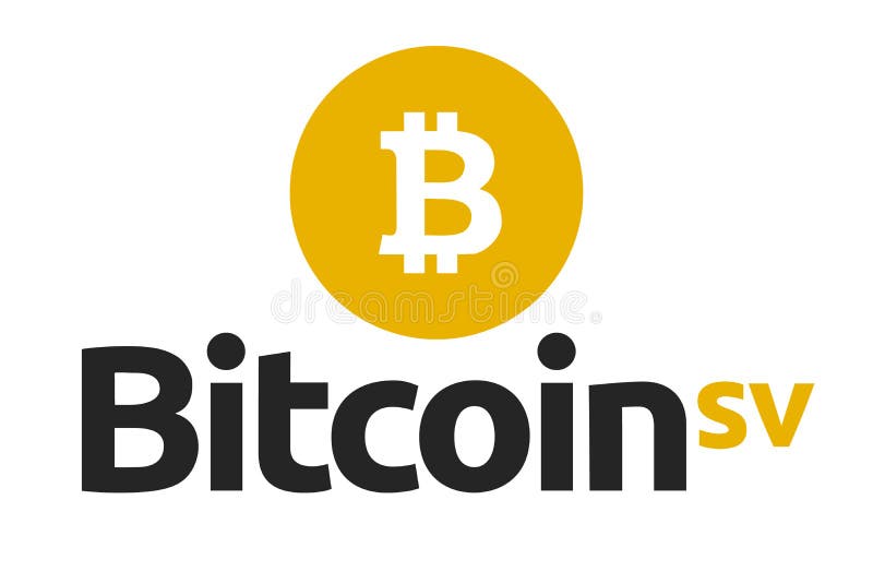 Bitcoin SV Logos Vector Logo Text Icon Author S Development Stock Vector - Illustration of coins ...