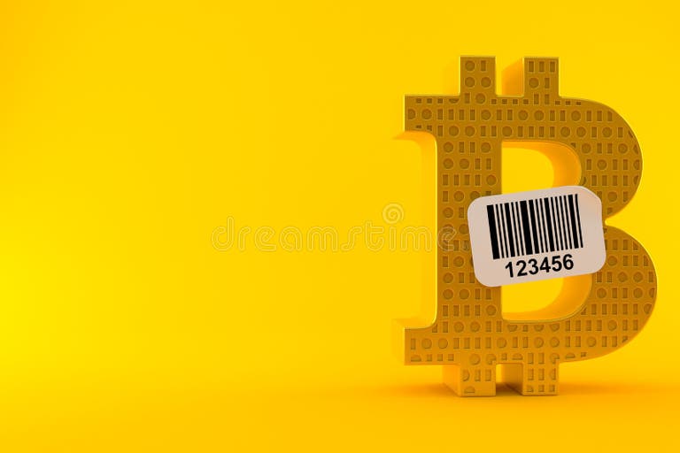 Bitcoin Symbol with Barcode Stock Illustration - Illustration of ...