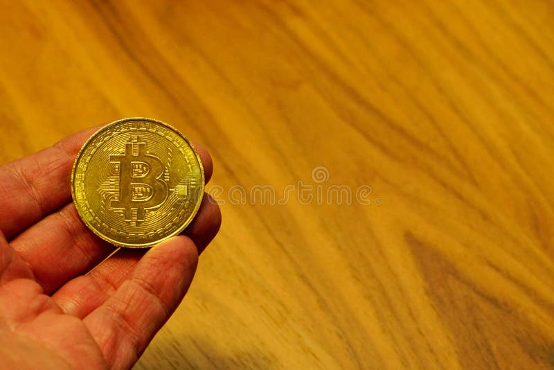Bitcoin and Us Dollar Close Up View Stock Photo - Image of ...