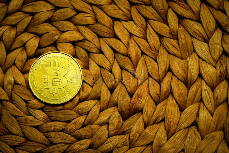 Bitcoin and Us Dollar Close Up View Stock Photo - Image of ...