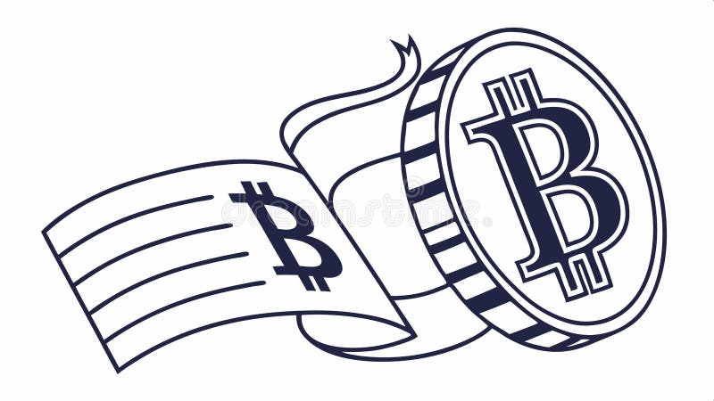 Bitcoin Symbol Coin, Cryptocurrency Digital Currency Vector Design ...