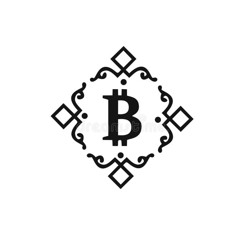 Bitcoin Symbol in Flat Design. Vector Illustration. Stock Vector ...