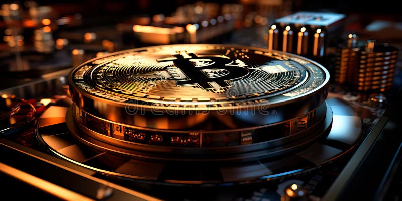 Bitcoin-themed Graphics, Including the Bitcoin Logo, Charts, and ...