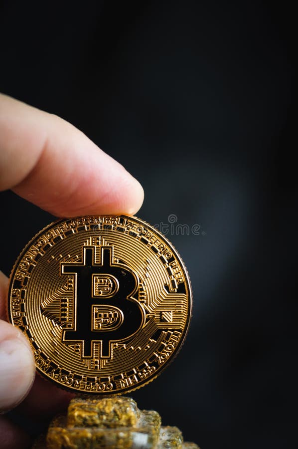 Bitcoin on Top of the Pyramid Stock Photo - Image of bitcoin, pyramid ...