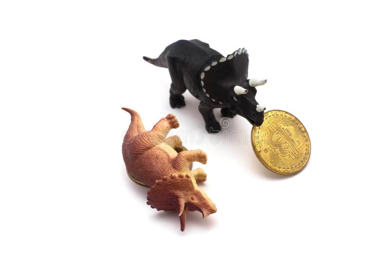 Bitcoin and toy stock image. Image of cryptography, bitcoin - 154322977