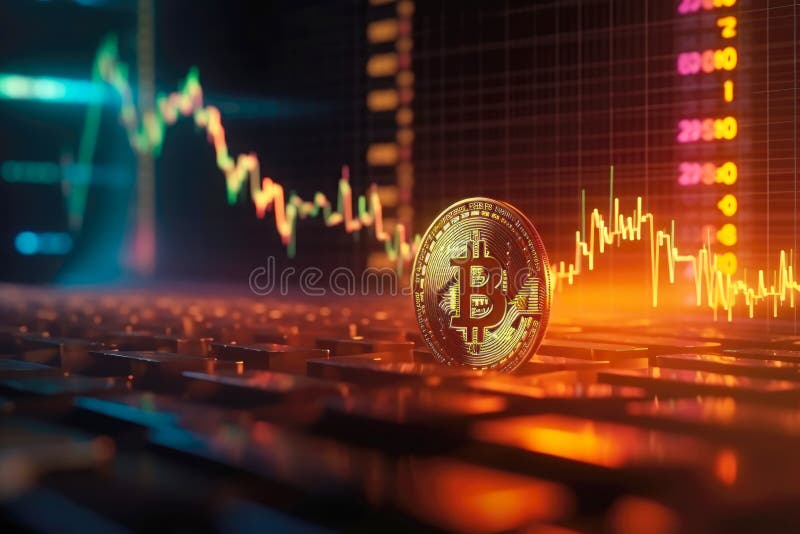 Bitcoin Trading Illustration Stock Illustration - Illustration of ...
