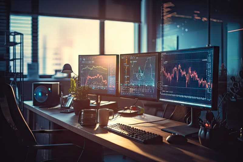 Bitcoin Trading Illustration Stock Illustration - Illustration of ...