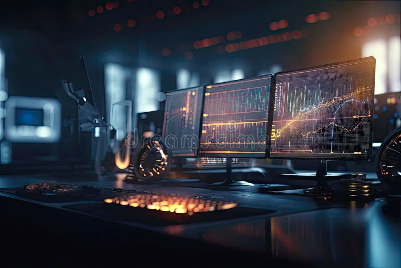 Bitcoin Trading Illustration Stock Illustration - Illustration of ...