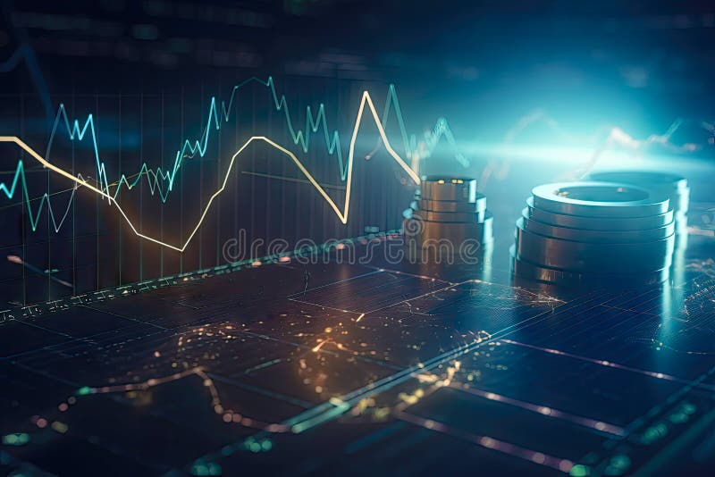 Bitcoin Trading Illustration Stock Illustration - Illustration of ...