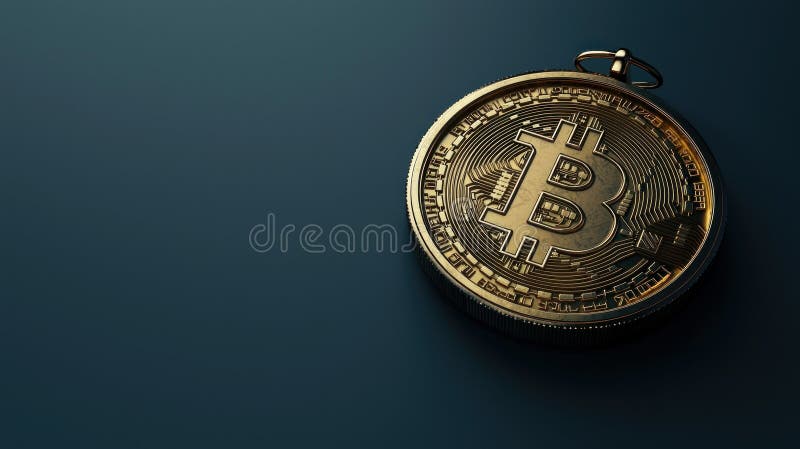 Bitcoin Trend Line Concept in Highresolution 3D Render Stock ...