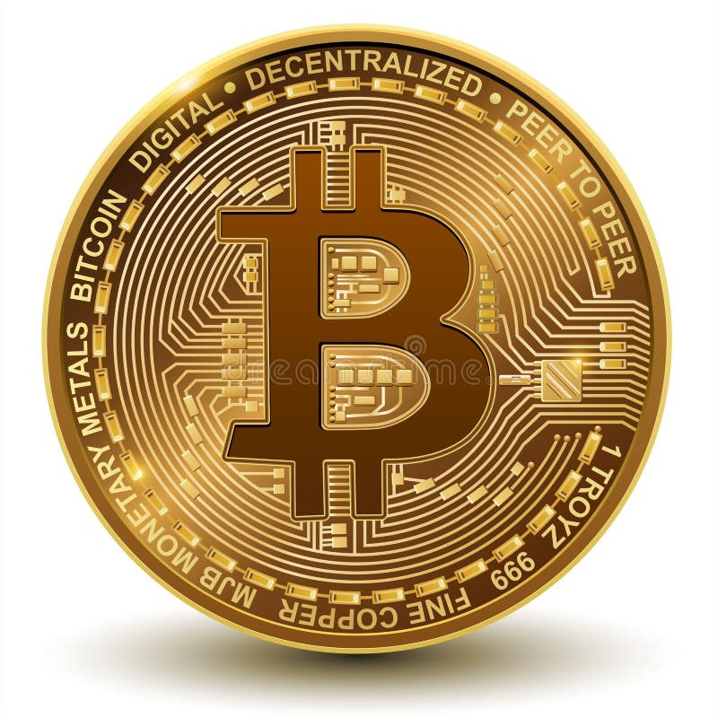 Bitcoin Vector Illustration. Stock Vector - Illustration of currency ...