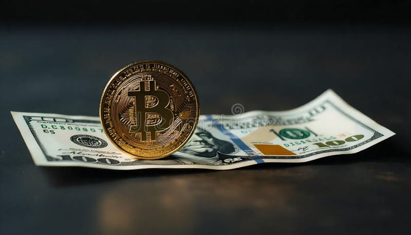 Bitcoin Vs Fiat Money - Conceptual Battle Stock Image - Image of money ...