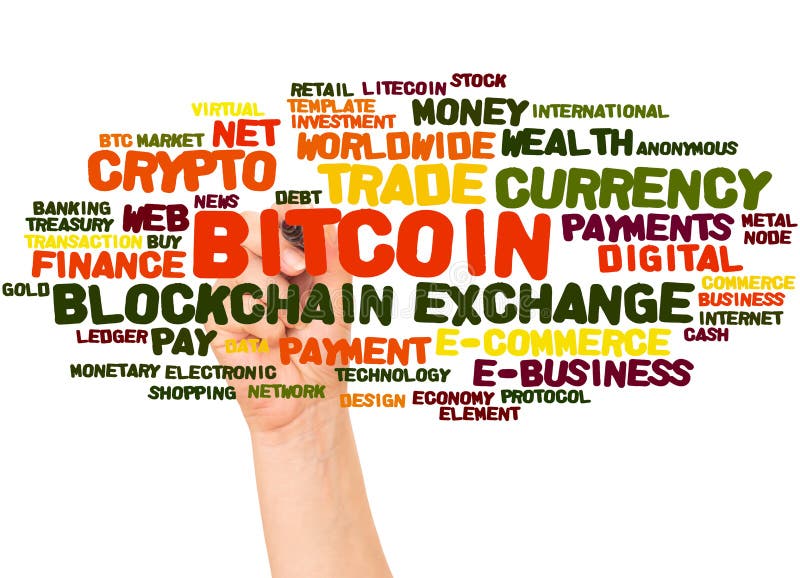 `Bitcoin` Word with Halftone Effect. Each Letter Consists of Zeros and ...