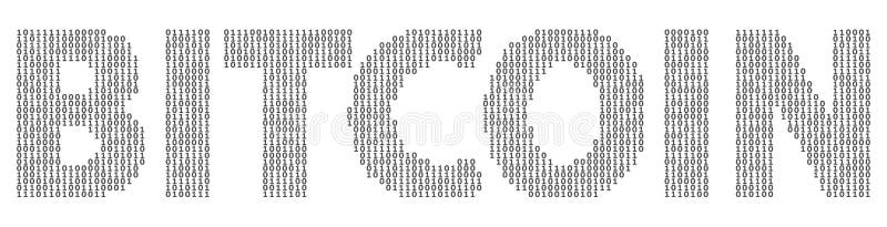 `Bitcoin` Word with Halftone Effect. Each Letter Consists of Zeros and ...