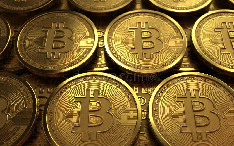 Bitcoins background stock illustration. Illustration of bitcoin - 98184249