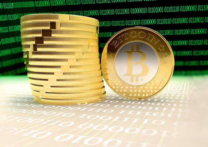 Bitcoins editorial stock image. Illustration of money - 35608384