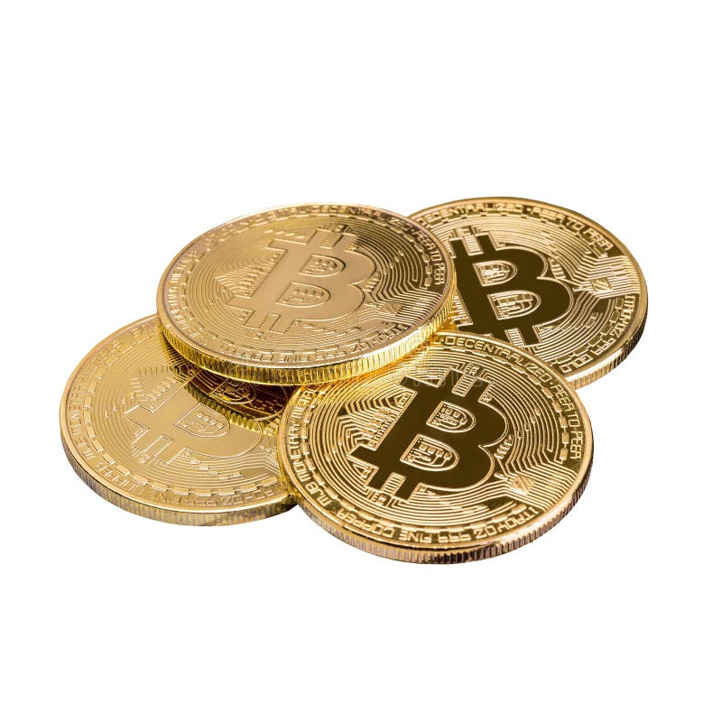Row of Bitcoins on White. Digital Currency Stock Image - Image of invest, market: 153699597