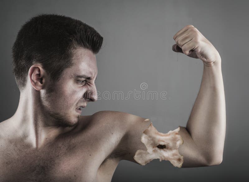 Bite biceps stock photo. Image of fruit, concept, mineral - 77111164