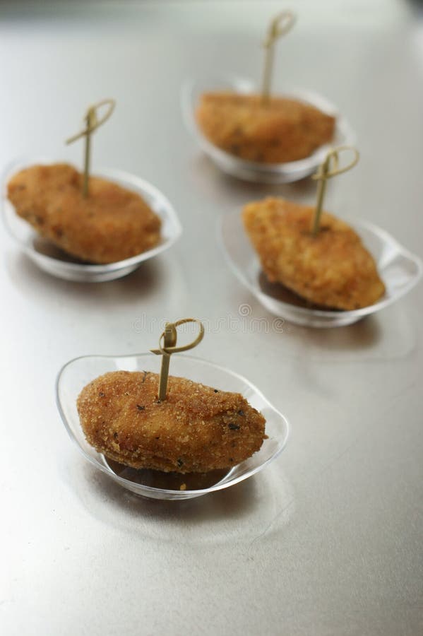 Bite-size fish croquettes stock photo. Image of focus - 23709874