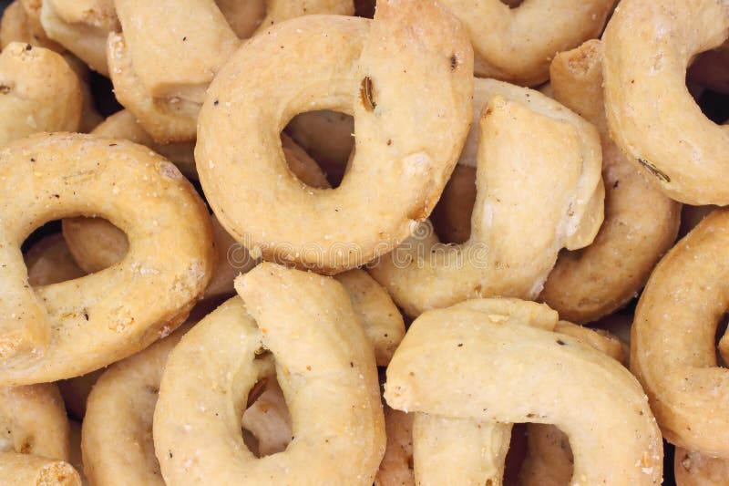 Bite Sized Baked Bread Rings Stock Image - Image of size, bite: 16978719