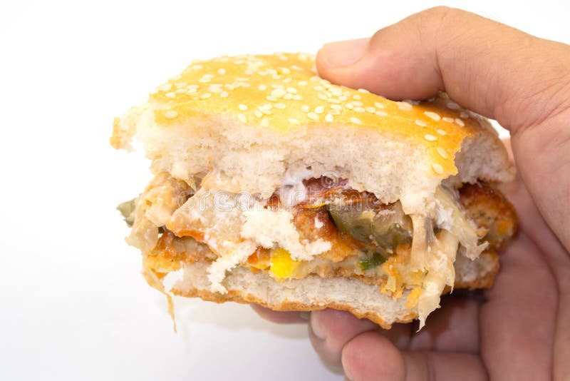 Bitten Burger, Bitten Cheeseburger Crispy Chicken, Bacon Burger with ...