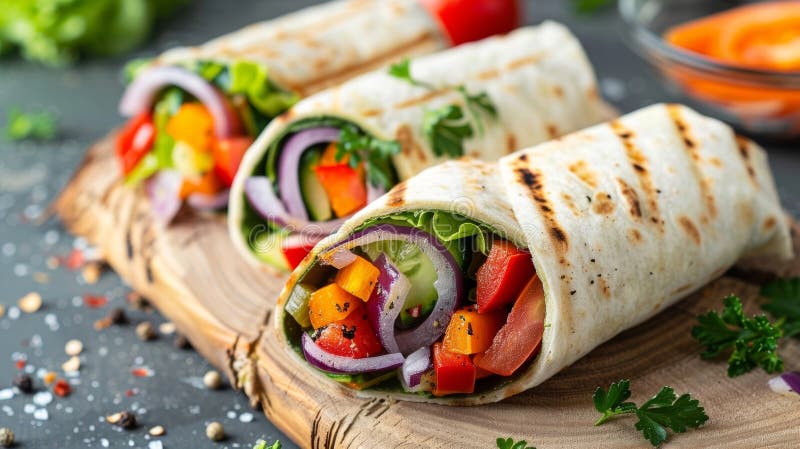 A Bitesized Version of a Classic Grilled Veggie Wrap Perfect for a ...