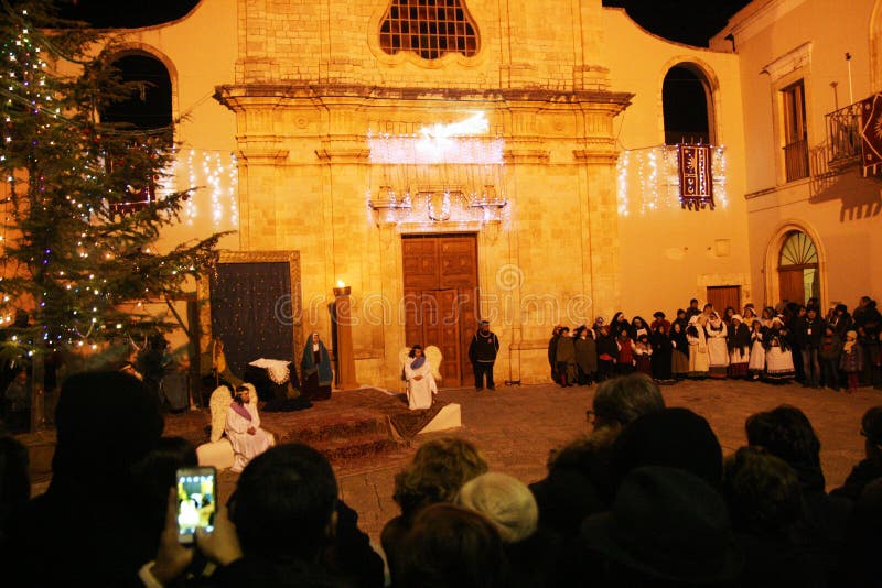 Bitetto nativity editorial stock photo. Image of traditional - 81314193